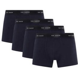 Ted Baker - Boxershorts f&uuml;r Herren (4er-Pack) (Marine)