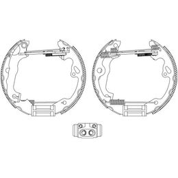 TEXTAR Bremsbackensatz Shoe Kit Pro 84052500 f&uuml;r Ford
