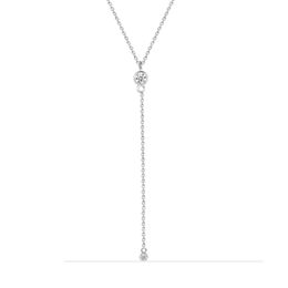 Damen-Halskette mit Schleife aus 925 Sterling Silber und Zirkonia BICLL022