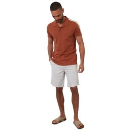 Threadbare. Threadbare - "Kirkby" Poloshirt f&uuml;r Herren (Rostfarben)