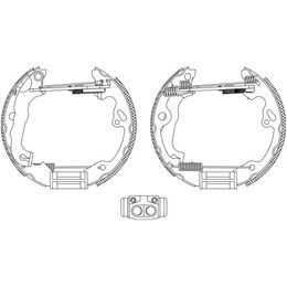 TEXTAR Bremsbackensatz Shoe Kit Pro 84052502 f&uuml;r Ford