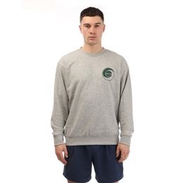 New Balance - T-Shirt f&uuml;r Herren, Sweatshirt-Stoff, leger (Grau)