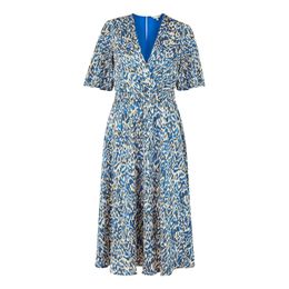YUMI - Kleid mit ausgestelltem Rock f&uuml;r Damen (Blau)