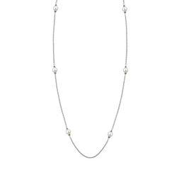 Damen-Halskette aus Sterling Silber 925 mit Perlen BICLL031