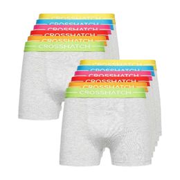 CrossHatch - "Astral" Boxershorts f&uuml;r Herren (12er-Pack) (Grau)