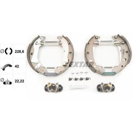 TEXTAR Bremsbackensatz Shoe Kit Pro 84024100 f&uuml;r Peugeot ALFA ROMEO TALBOT RENAULT
