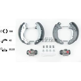 TEXTAR Bremsbackensatz Shoe Kit Pro 84030300 f&uuml;r Peugeot RENAULT