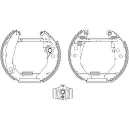 TEXTAR Bremsbackensatz Shoe Kit Pro 84041900 f&uuml;r Ford