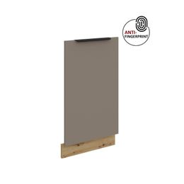 K&uuml;chen-Preisbombe Frontblende f&uuml;r vollintegrierten Geschirrsp&uuml;ler 45 cm ARIA Sandgrau matt