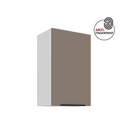 K&uuml;chen-Preisbombe K&uuml;chen H&auml;ngeschrank 45 cm K&uuml;che ARIA Sandgrau matt K&uuml;chenzeile Anti Fingerprint