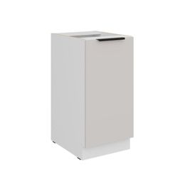 K&uuml;chen-Preisbombe K&uuml;chen Unterschrank 40 cm COMO Kaschmir + Wei&szlig; K&uuml;che K&uuml;chenzeile K&uuml;chenblock