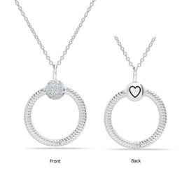 Damenkette mit Anh&auml;nger und Zirkonia, 925 Sterling Silber BICLL018