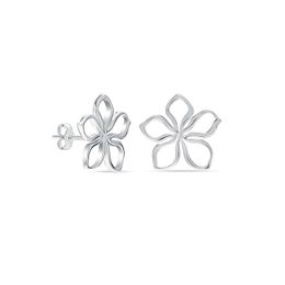 Damen 925 Sterling Silber Blumenohrringe BIPE069