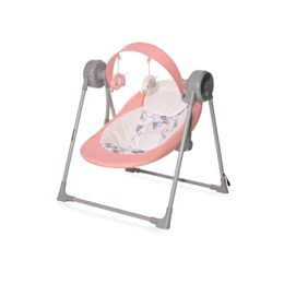 Lorelli Babywippe Twinkle klappbar Musik Schwingfunktion, Timer Fernbedienung rosa