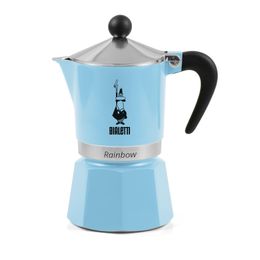 Bialetti Espressokocher Rainbow 3 Tassen hellblau