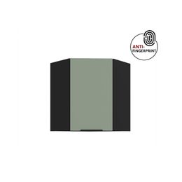 K&uuml;chen-Preisbombe K&uuml;chen Eckschrank 60 cm K&uuml;che ARIA Aquamarin matt Anti Fingerprint K&uuml;chenzeile