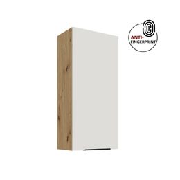 K&uuml;chen-Preisbombe K&uuml;che ARIA H&auml;ngeschrank 50 cm H&ouml;he 90 cm Weiss K&uuml;chenzeile Anti Fingerprint