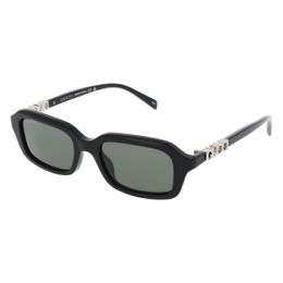 Gucci GG2152S | Damen-Sonnenbrille | Fassung: Vollrand, Eckig, Acetat, Schwarz | Glasfarbe: Grau