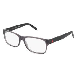 Polo Ralph Lauren PH2117 Brille Herren | Fassung: Vollrand, Quadratisch, Grau Transparent