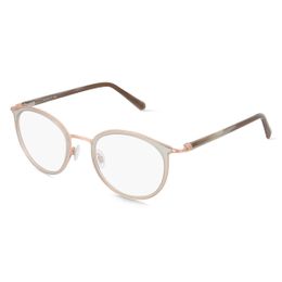 JETTE 7601 Brille Damen | Fassung: Vollrand, Rund, Braun Matt