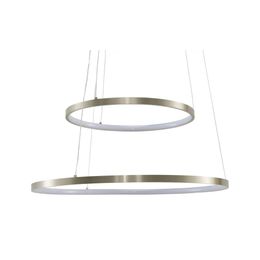KHG LED-Pendelleuchte &brvbar; silber &brvbar; Ma&szlig;e (cm): H: 150 &Oslash;: 60 &raquo; H&ouml;ffner