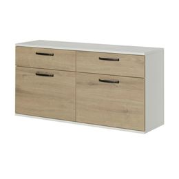 H&ouml;ffner H&auml;ngeschuhschrank Paris wei&szlig; Ma&szlig;e (cm): B: 120,6 H: 60,2 T: 36.0 &raquo; H&ouml;ffner