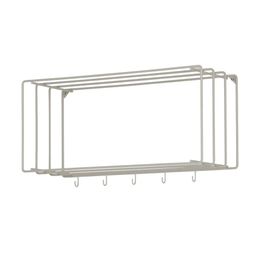 H&ouml;ffner H&auml;ngegarderobe Navazzo beige Metall Ma&szlig;e (cm): B: 73 H: 38 T: 26.0 &raquo; H&ouml;ffner