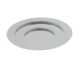 KHG LED-Deckenleuchte &brvbar; silber &brvbar; Ma&szlig;e (cm): H: 7 &Oslash;: 35 &raquo; H&ouml;ffner