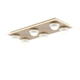 KHG LED-Deckenleuchte Sandy &brvbar; beige &brvbar; Ma&szlig;e (cm): B: 74 H: 11,5 T: 32.0 &raquo; H&ouml;ffner