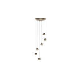 KHG LED-Pendelleuchte Sandy &brvbar; schwarz &brvbar; Ma&szlig;e (cm): H: 150 &Oslash;: 46 &raquo; H&ouml;ffner