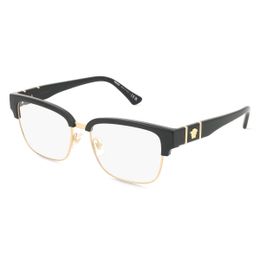 Versace VE3348 Brille Herren | Fassung: Vollrand, Quadratisch, Schwarz