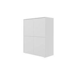 H&ouml;ffner Highboard Stream wei&szlig; Ma&szlig;e (cm): B: 100 H: 120 T: 43.0 &raquo; H&ouml;ffner