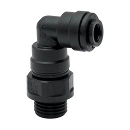 Riegler Winkel-Einschraubverschraubung POM, G 3/8 a., f&uuml;r Schlauch-&Atilde;&tilde; 10 (72.038-10)