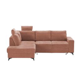 U.N.O uno Ecksofa Salamanca rot Ma&szlig;e (cm): B: 248 H: 104 T: 189.0 &raquo; H&ouml;ffner