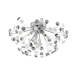 KHG Deckenleuchte &brvbar; silber &brvbar; Ma&szlig;e (cm): H: 25 &Oslash;: 45 &raquo; H&ouml;ffner