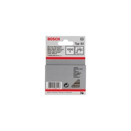 Bosch Feindrahtklammer Typ 53, 11,4 x 0,74 x 6 mm, aus rostfreiem Stahl (2609200214)
