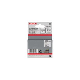 Bosch Feindrahtklammer Typ 53, 11,4 x 0,74 x 14 mm, aus rostfreiem Stahl (2609200217)