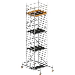 Layher Uni Kompakt P2 mit Uni Telegel&auml;nder Typ 1415006 - Standh&ouml;he: 6.38 m