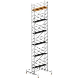 Layher Uni Standard P2 mit Uni Telegel&auml;nder Typ 1411111 - Standh&ouml;he: 11l38 m