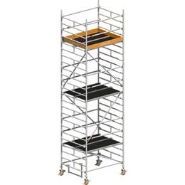 Layher Uni Kompakt P2 mit Uni Telegel&auml;nder Typ 1415005 - Standh&ouml;he: 5.20 m