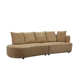 U.N.O uno Einzelsofa Haku braun Ma&szlig;e (cm): B: 260 H: 70 T: 101.0 &raquo; H&ouml;ffner