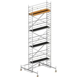 Layher Uni Standard P2 mit Uni Telegel&auml;nder Typ 1411107 - Standh&ouml;he: 7.38 m