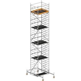 Layher Uni Kompakt P2 mit Uni Telegel&auml;nder Typ 1415008 - Standh&ouml;he: 8.38 m