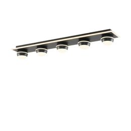 KHG LED-Deckenleuchte Sandy &brvbar; schwarz &brvbar; Ma&szlig;e (cm): B: 99 H: 11,5 T: 15.0 &raquo; H&ouml;ffner