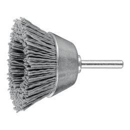 Pferd TOOLS Topfb&uuml;rste ungezopft TBU &Oslash;50mm Schaft-&Oslash;6 mm SiC-Filament-&Oslash;0,90 Korn 180 (1) (43298013)