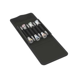 Wera 8767 B TX HF 1 Zyklop Bitnuss-Satz TX, mit 3/8"-Antrieb, mit Haltefunktion, 6-teilig (05003185001)