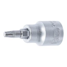BGS-technic BGS Schraubenausdreher-Bit-Einsatz 7098-T25, Antrieb Innenvierkant 10 mm (3/8"), f&uuml;r defektes T-Profil (f&uuml;r TX) T25 ; BGS technic)