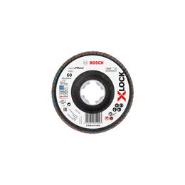 Bosch X-LOCK-F&auml;cherschleifscheibe X551, Expert for Metal, K: 60, Scheibend.: 125 mm (2608619804)