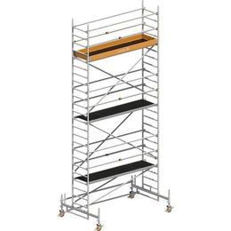 Layher Uni Standard P2 mit Uni Telegel&auml;nder Typ 1411105 - Standh&ouml;he: 5.35 m