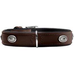 Hunter Hundehalsband softie stone braun M-L